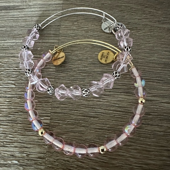 Alex and Ani | Jewelry | Alex And Ani Pink Beaded Set | Poshmark